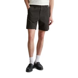 Marc O'Polo Shorts MARC O'POLO DENIM "aus Bio-Baumwolle und Leinen", Herren, Gr. M, Normalgr&ouml;&szlig;en, broken graphite, Obermaterial: 65% Baumwolle, 35% Leinen, unifarben, regular fit kurz, Hosen Shorts