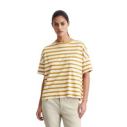 Marc O'Polo MARC O'POLO Damen T-Shirt "aus leichtem Single Jersey"mj84, Basic, Gr. S, gestreift, Obermaterial: 100% Baumwolle, Shirts