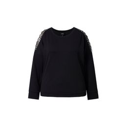Ulla Popken Sweatshirt female Black size 54-56