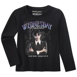 Yigga WEDNESDAY Langarmshirt mit gro&szlig;em Print