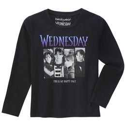 Yigga WEDNESDAY Langarmshirt mit gro&szlig;em Print