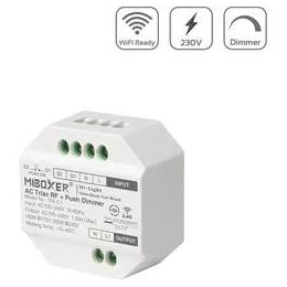 MiBoxer LED Funkdimmer 300W Triac RF+Push Dimmer TRI-C1