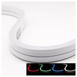 Neon RGBW 24V LED Streifen 5M 17W/m 72LED/m 10mm IP65 Farbwechsel RGB+3000K