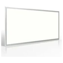 LED Panel 120x60cm 60W Rahmen silber - Lichtfarbe: Neutralweiß 4000K