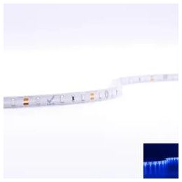 Strip 12V LED Streifen 5M 4,8W/m 60LED/m 8mm - Lichtfarbe: Blau - Schutzart: IP6...