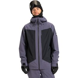 Snowboardjacke Quiksilver "Ultralight Stretch 20K", Herren, Gr. M, graystone, Obermaterial: 58% Microfaser, 42% Microfaser;, Jacken Snowboardjacke