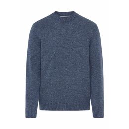 Strickpullover Brax "Style BUDDY", Herren, Gr. XXXL (58/60), blau, Strick, 70% Wolle, 30% Polyamid, Pullover