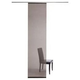 Schiebegardine HOMING "Manhattan", braun (haselnuss), B:60cm H:245cm, Polyester, Gardinen, modern, Wohnzimmer, Schlafzimmer