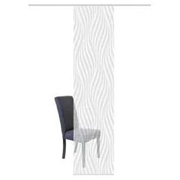 Schiebegardine Vision S "WAVE" Gr. 1, grau, B:60cm H:260cm, Polyester, Gardinen, HxB: 260x60, Schiebevorhang Bambusoptik Digitaldruck