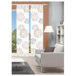 Schiebegardine Vision S "SOVITA", braun (kupferfarben), B:60cm H:260cm, Polyester, Gardinen, DIGITALDRUCK