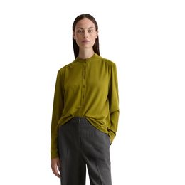Marc O'Polo MARC O'POLO Damen Blusenshirt "mit TENCEL Modal"deep pea, Gr. XXS, unifarben, Obermaterial: 48% Modal, 47% Baumwolle, 5% Elasthan, Shirts