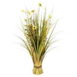 Kunstgras I.GE.A. "Blütengrasbund", beige (natur), B:26cm H:65cm T:26cm, Kunststoff, Kunstpflanzen