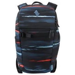 Freizeitrucksack Nitro "Nikuro", Gr. B/H/T: 30cm x 49cm x 19cm, schwarz (acid dawn), Polyester, Polyethylen, Nylon, Rucksäcke, Rucksack für Freizeit, Arbeit, Reise und Schule, City und Streetpack