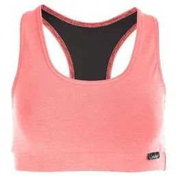 Sport-Bustier WINSHAPE "WVR1", Damen, Gr. S, rot (neon coral), Obermaterial: 90% Baumwolle, 10% Elasthan, BHs Sport Bustiers
