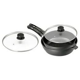 Pfannen-Set King, silber (schwarz, silberfarben), Ø:28cm, Pfannen, Induktion