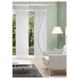 Schiebegardine Vision S "LAURINA" Gr. 1, grau, B:60cm H:260cm, Polyester, Gardinen, Schiebevorhang digitalbedruckt LAURINA