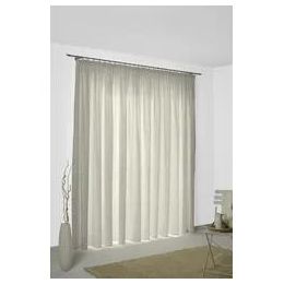 Vorhang WIRTH "Schmalfeld", beige, B:135cm H:245cm, Polyacryl, Polyester, Gardinen, HxB: 245x135