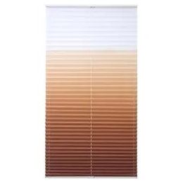 Plissee Liedeco "Farbverlauf" Gr. 4, braun, B:80cm H:130cm, Obermaterial: 100% Polyester, Plissees