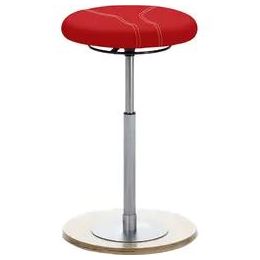 mayer Sitzm&ouml;bel Sitzhocker MAYER SITZM&Ouml;BEL "1110", rot, B:41cm H:54cm T:41cm, 100% post-consumer recyceltes Polyester, Hocker, Sitzhocker, Pendelhocker mit Tellersitz rund 1110