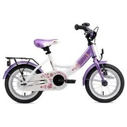 Kinderfahrrad Bikestar "Classic" Gr. 23, lila (violett, wei&szlig;), Fahrr&auml;der, Kinder, 23cm, 12 Zoll (30,48cm)