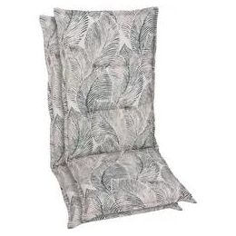 Hochlehnerauflage GO-DE, beige, B:50cm H:7cm T:120cm, Baumwolle, Polyester, Polyurethan, Polsterauflagen, 120x50 cm