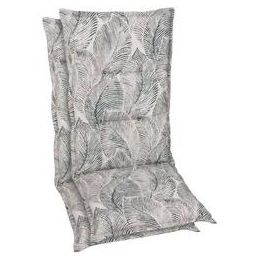 Sesselauflage GO-DE, beige, B:50cm H:7cm T:118cm, Baumwolle, Polyester, Polyurethan, Polsterauflagen, 118x50 cm