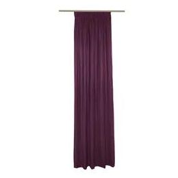 Vorhang WIRTH "LANGWASSER" Gr. 2, lila, B:135cm H:175cm, Jacquard, Polyacryl, Polyester, Gardinen