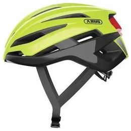 Rennradhelm Abus "STORMCHASER" Gr. S, gelb (neon gelb), Helme, S Kopfumfang: 51cm - 55cm