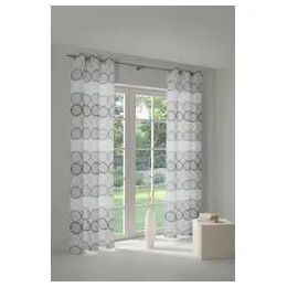 Vorhang WIRTH "Zirbello" Gr. 4, grün (mint), B:132cm H:245cm, Jacquard, Baumwolle, Polyester, Gardinen