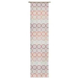 Schiebegardine WIRTH "Zirbello" Gr. 2, orange (terrakotta), B:60cm H:175cm, Jacquard, Baumwolle, Polyester, Gardinen