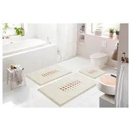 Badematte Grund Gr. 3, beige (natur), rechteckig (70cm x 120cm ), 1 Stk., Badematten