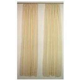 Vorhang WIRTH "Camberg", beige (natur), B:135cm H:245cm, Polyacryl, Polyester, Gardinen, HxB: 245x135