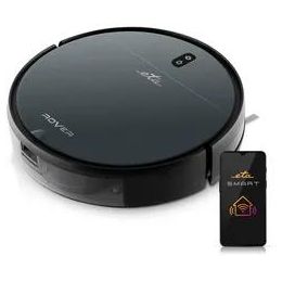 2THETA ETA Saugroboter "mit Wischfunktion Rover", schwarz, B:30,5cm H:8cm T:30,5cm, Saugroboter