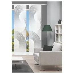 Schiebegardine Vision "BEXON" Gr. 1, grau, B:60cm H:260cm, Polyester, Gardinen, SET,SCHIEBEVORHANG,BAMBUS,DIGITALDRUCK