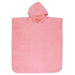 W&ouml;rner Badeponcho W&Ouml;RNER "Badeponcho Uni" Gr. M, erika, L:80cm, Baumwolle, Hausm&auml;ntel, maschinenwaschbar, trocknergeeignet