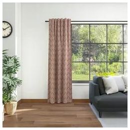 Neutex for you! Vorhang NEUTEX FOR YOU "Como" Gr. 1, rot (ziegel), B:146cm H:245cm, Polyester, Gardinen, moderne Klassik