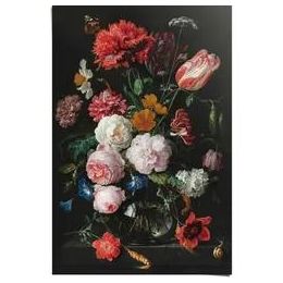 Poster Reinders "Poster Stillleben mit Blumenvase Jan Davidsz de Heem", bunt (farbe bild(er): mehrfarbig), B:61cm H:91,5cm, Papier, Bilder
