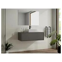 Waschbeckenunterschrank hängend - Anthrazit - 94 cm - TEANA II