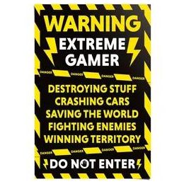 Poster Reinders "Gamer at Work", gelb (farbe bild(er): gelb), B:61cm H:91,5cm T:0,1cm, Papier, Bilder