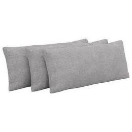Sit & More Auflagekissen SIT & MORE "Emely", grau (hellgrau), B:65cm H:25cm T:10cm, 100% Polyester, Polsterauflagen