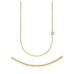 Collierkettchen Firetti "Schmuck Geschenk Gold 333 oder 585 Halskette Venezianerkette halbrund" Gr. 45, gold (gelbgoldfarben), Halsketten, Damen, 45, Gelbgold 333, B: 1,2mm, Made in Germany, B:1,2mm