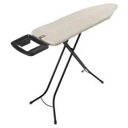 Bügelbrett Brabantia "Bügeltisch B, 124 x 38 cm, Dst-Mulde Solide", denim grau, schwarz, B:46,2cm T:70cm, Bügelbretter, Fairtrade-zertifiziert