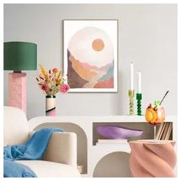 Bild mit Rahmen Reinders "Nature Canyon", braun (farbe bild(er): braun), B:30cm H:40cm T:1,6cm, Holzwerkstoff, Bilder