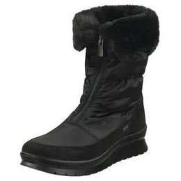 IGI&CO Stiefelette IGI & CO "IGI & CO Stiefelette Leder/Textil", Damen, Gr. 38, schwarz, Leder, Textil, Casual, Schuhe