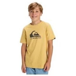 T-Shirt Quiksilver "Ev Comp Logo", Kinder, Gr. 12(148-156cm), rattan, 100% Baumwolle, Shirts