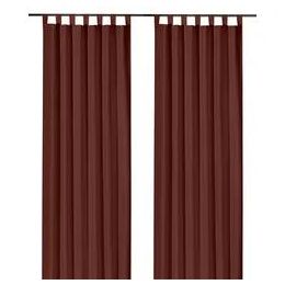 Weckbrodt-Gardinen Vorhang WECKBRODT "Vito" Gr. 2, braun (schoko), B:140cm H:245cm, Satin, Polyester, Gardinen, Microvelour, blickdicht, Unifarben, Gardine, Store