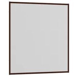 Insektenschutz-Fensterrahmen Hecht INTERNATIONAL "MASTER SLIM", braun (rahmen: braun gewebe: anthrazit), B:100cm H:120cm, Insektenschutzgitter