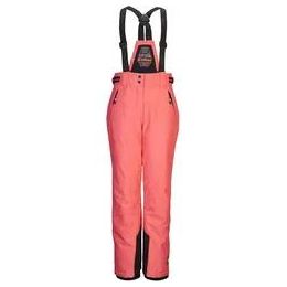 Skihose Killtec "KSW 213 GRLS SKI PNTS", Kinder, Gr. 164, Normalgrößen, orange (koralle), Oberstoff: 100% Polyester, Futter: 100% Polyester, Füllung: 100% Polyester, Hosen, Wasserdichte, atmungsaktive Skihose mit verstellbarer Taille
