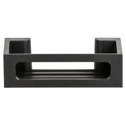 Ablageelement Wenko "Turbo-Loc Bralia", schwarz, B:30cm H:8,5cm T:12cm, ABS-Kunststoff, Regale, Befestigen ohne Bohren