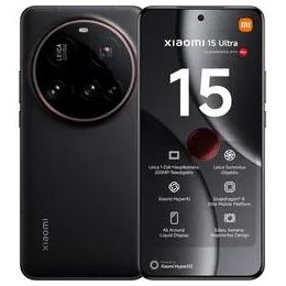 Xiaomi Smartphone "15 Ultra", schwarz, 512 GB, Mobiltelefone